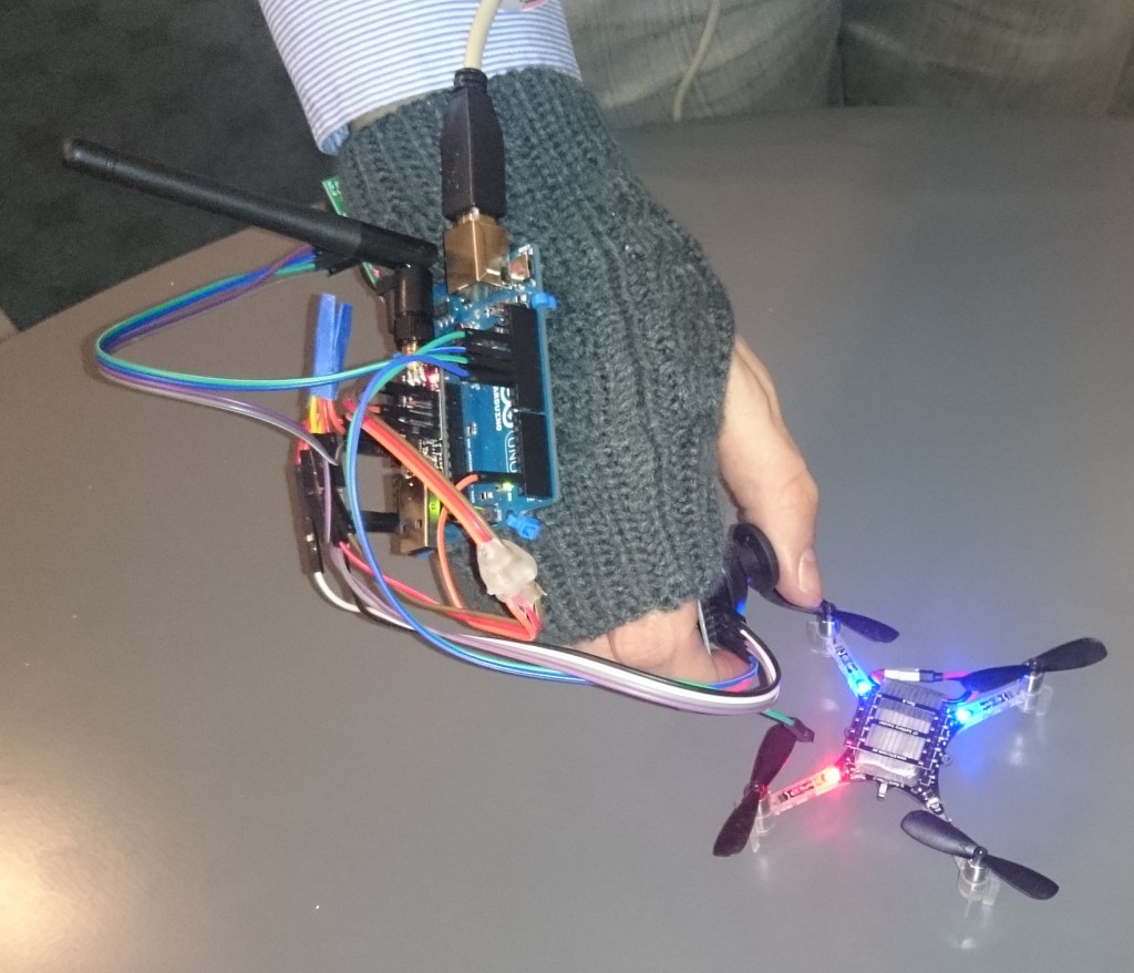 Arduino day 2015 and Crazyflie glove controller | Bitcraze