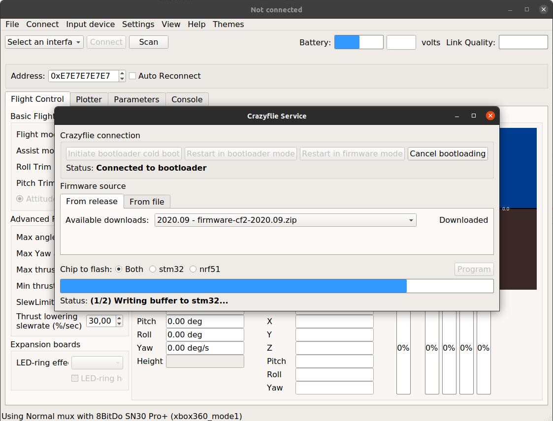 New client and python lib release | Bitcraze